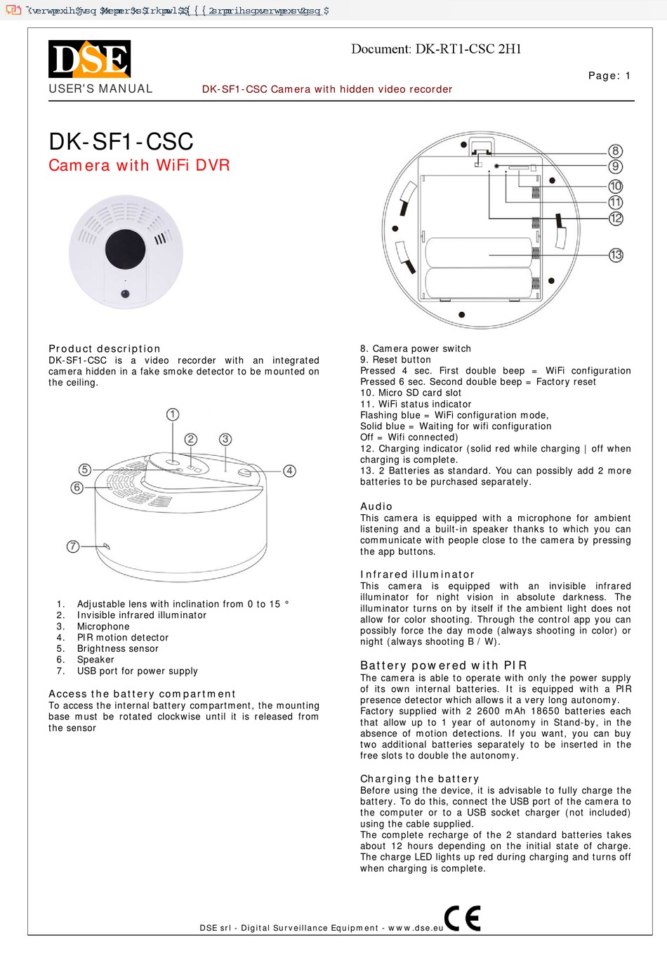 DSE DK SF1 CSC USER MANUAL Pdf Download ManualsLib