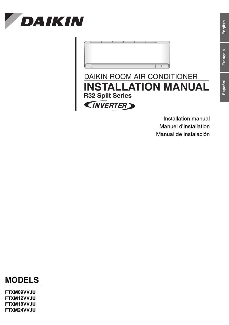 DAIKIN R32 SPLIT SERIES INSTALLATION MANUAL Pdf Download ManualsLib daikin-r32-split-series-installation-manual-pdf-download-manualslib