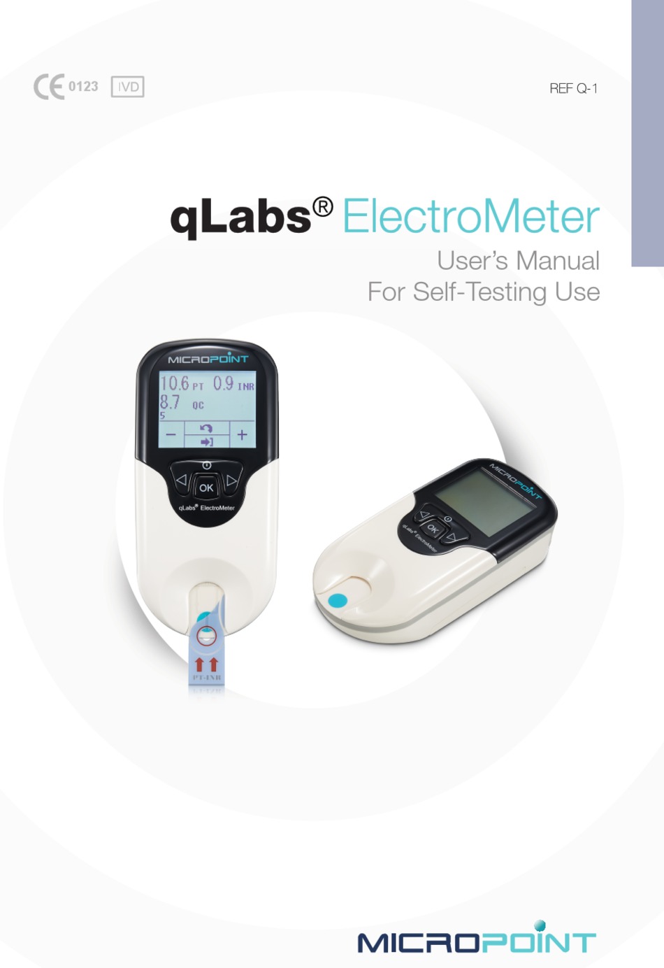 MICROPOINT QLABS ELECTROMETER USER MANUAL Pdf Download | ManualsLib