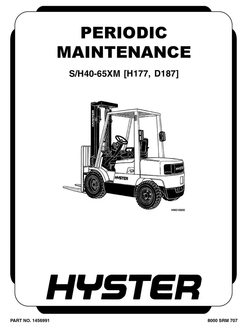 HYSTER S40XM PERIODIC MAINTENANCE PROCEDURE Pdf Download ManualsLib