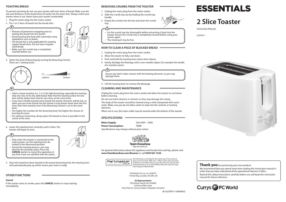 CURRYS ESSENTIALS C02TW17 INSTRUCTION MANUAL Pdf Download ManualsLib currys-essentials-c02tw17-instruction-manual-pdf-download-manualslib