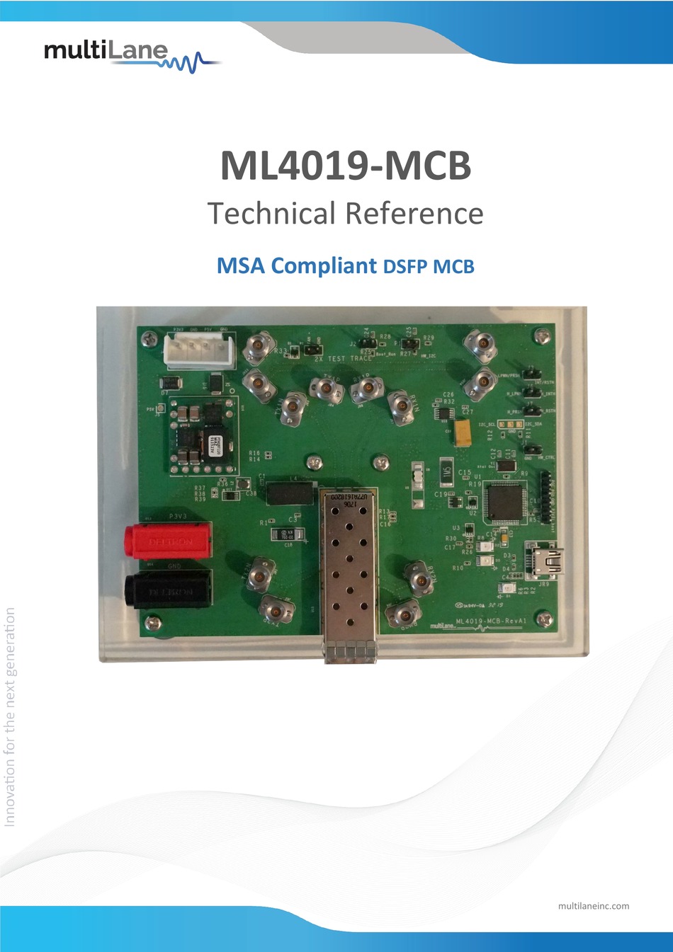 MULTILANE ML4019-MCB TECHNICAL REFERENCE Pdf Download | ManualsLib