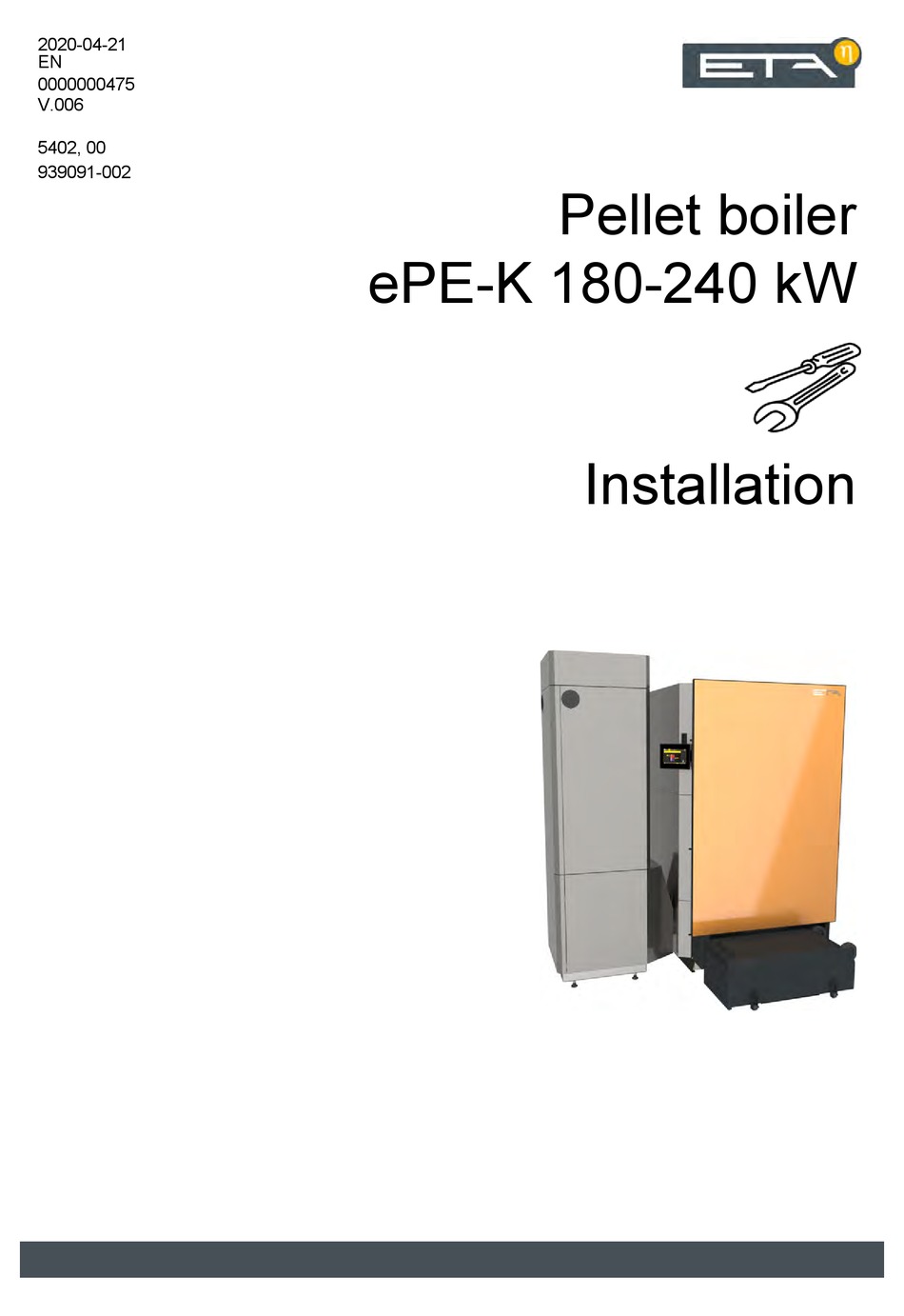 ETA 13180 LP-D INSTALLATION MANUAL Pdf Download | ManualsLib