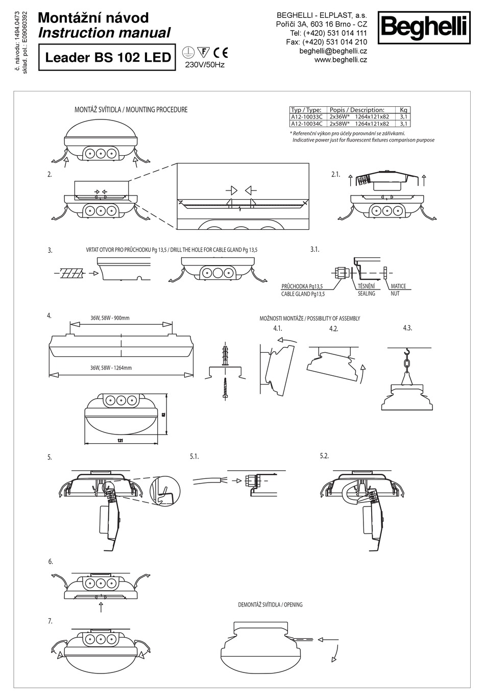 BEGHELLI BS 102 LED INSTRUCTION MANUAL Pdf Download | ManualsLib BEGHELLI BS 102 LED INSTRUCTION MANUAL Pdf Download | ManualsLib