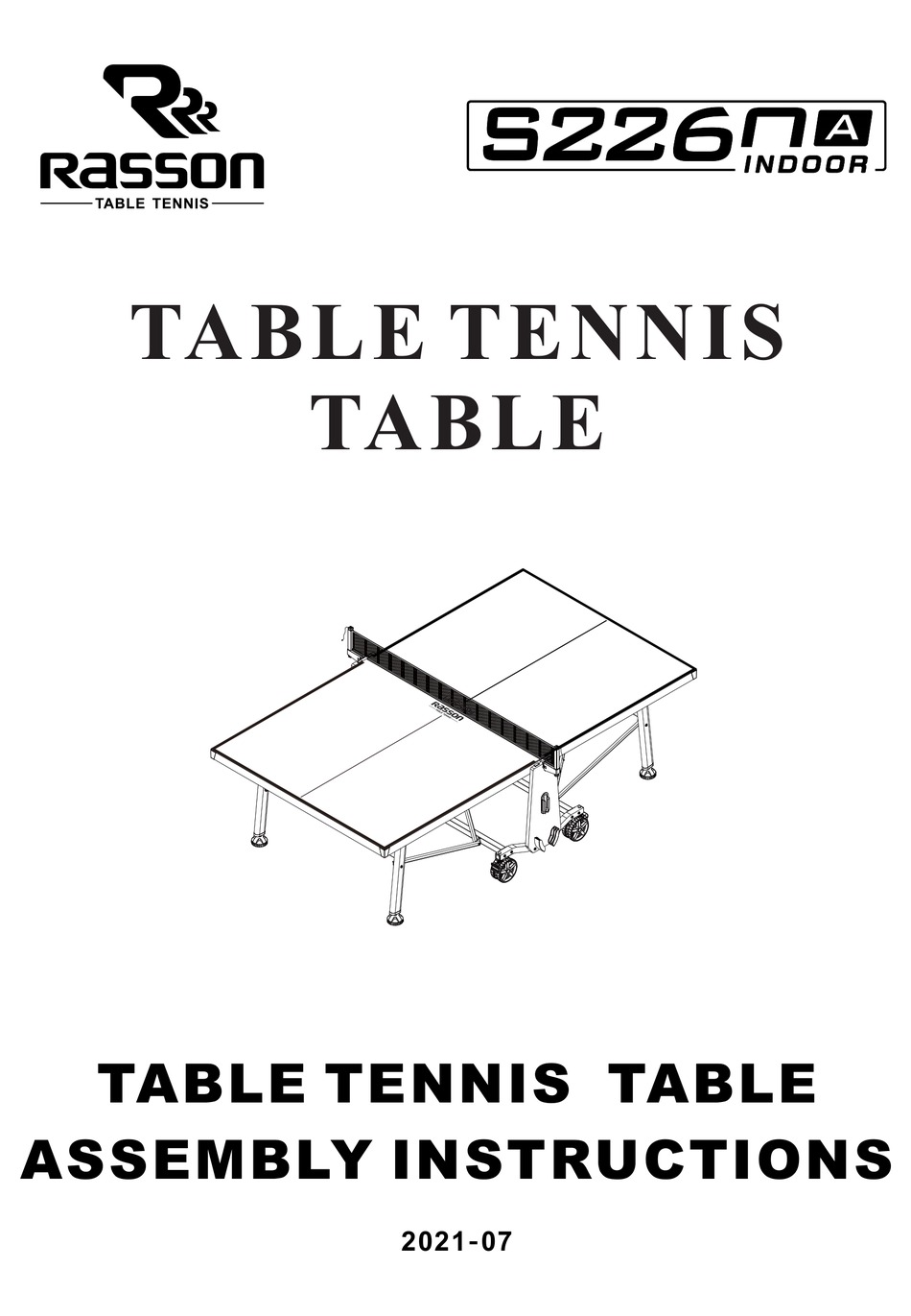 RASSON S2260A INDOOR ASSEMBLY INSTRUCTIONS MANUAL Pdf Download | ManualsLib