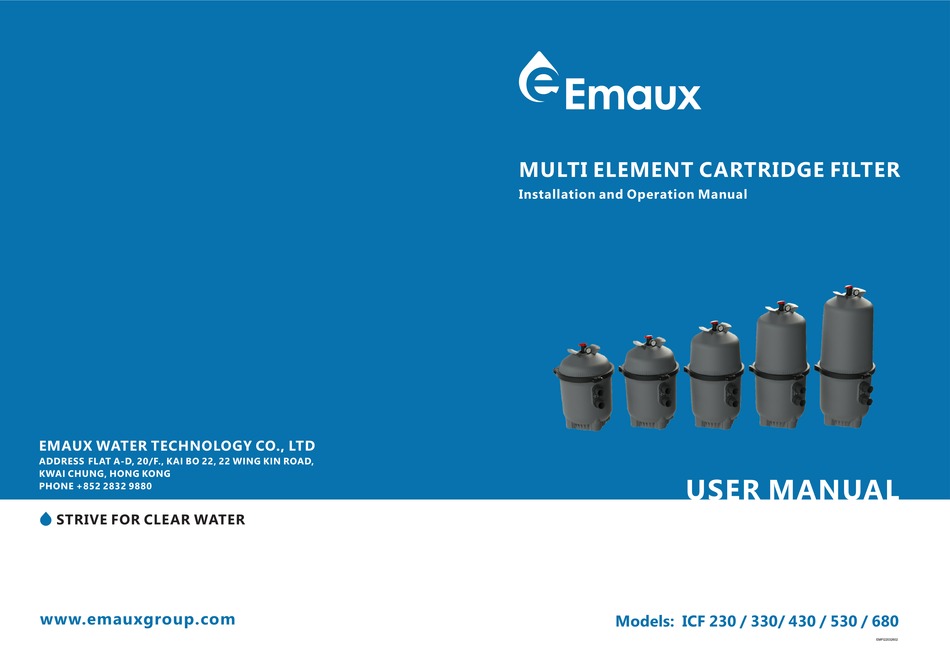 EMAUX ICF 230 INSTALLATION AND OPERATION MANUAL Pdf Download | ManualsLib