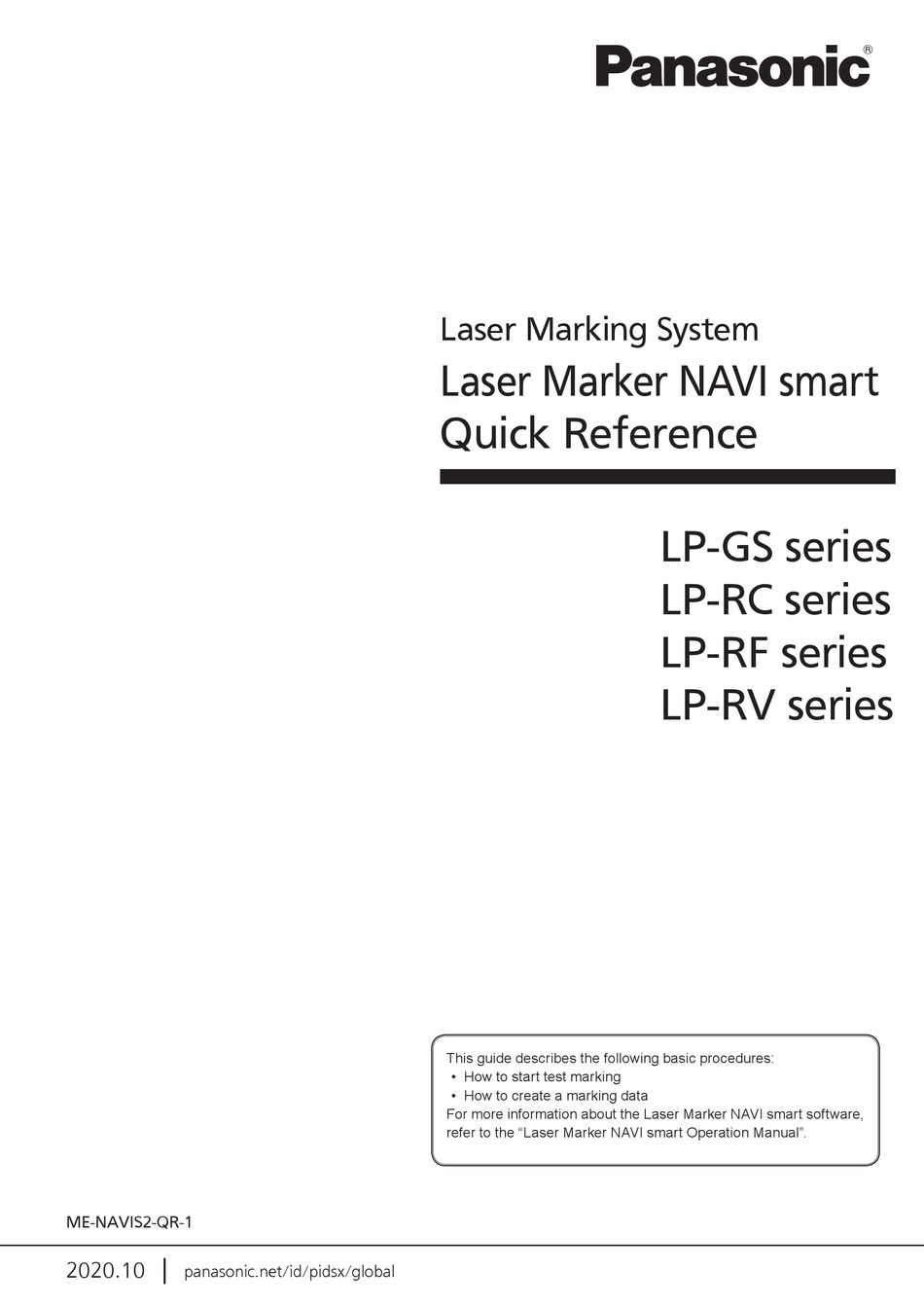 PANASONIC NAVI SMART QUICK REFERENCE Pdf Download | ManualsLib