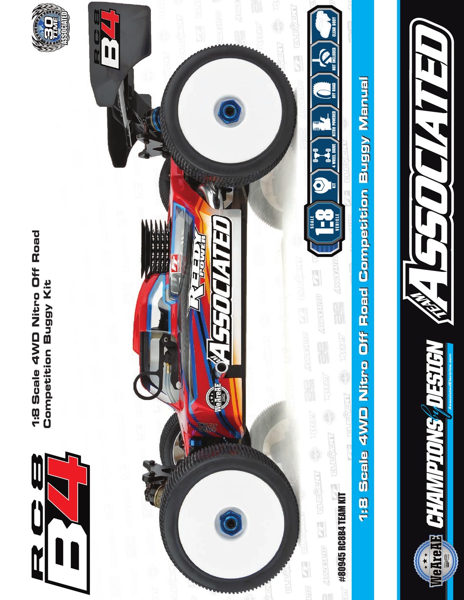 ASSOCIATED ELECTRICS RC8B4 MANUAL Pdf Download | ManualsLib