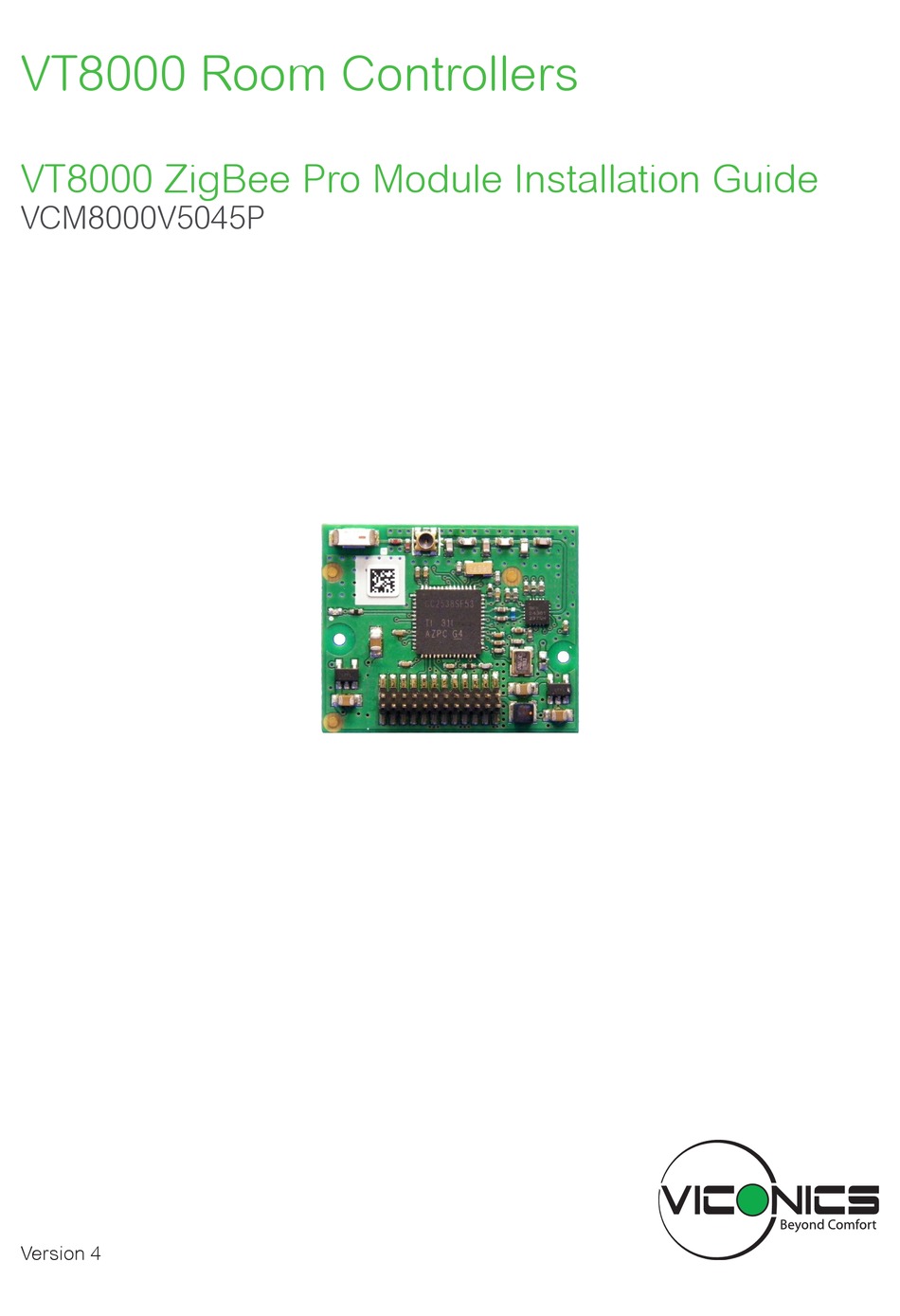 VICONICS VT8000 INSTALLATION MANUAL Pdf Download | ManualsLib