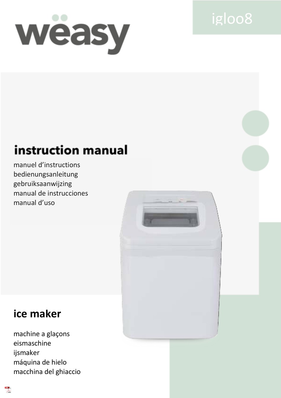 WEASY IGLOO8 INSTRUCTION MANUAL Pdf Download | ManualsLib