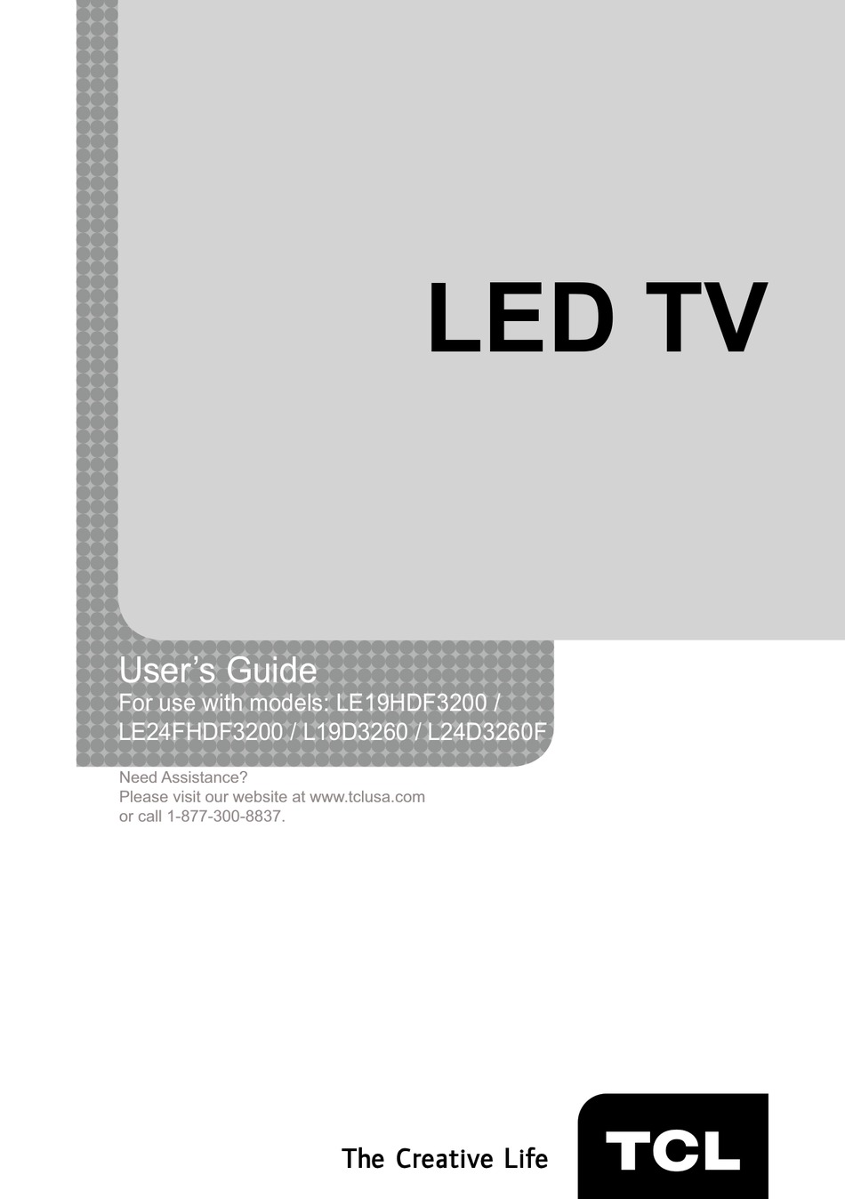 TCL LE19HDF3200 USER MANUAL Pdf Download | ManualsLib