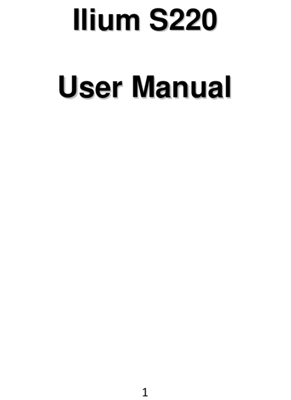LANIX ILIUM S220 USER MANUAL Pdf Download | ManualsLib