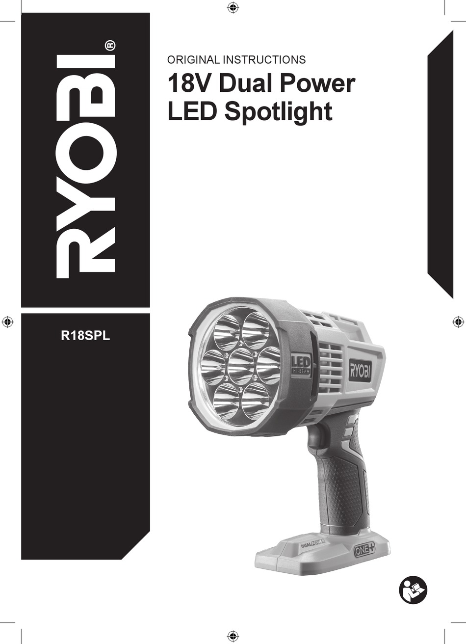 RYOBI R18SPL-0 ORIGINAL INSTRUCTIONS MANUAL Pdf Download | ManualsLib