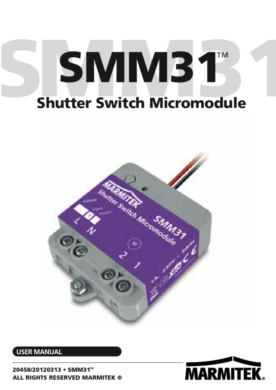 MARMITEK SMM31 USER MANUAL Pdf Download | ManualsLib