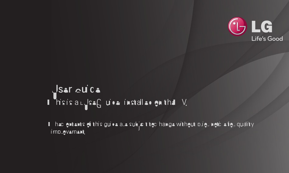 LG 32LS3800-TC.SFCWLJK USER MANUAL Pdf Download | ManualsLib
