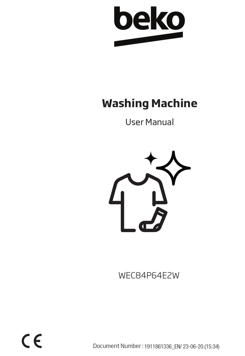 BEKO WEC84P64E2W USER MANUAL Pdf Download | ManualsLib