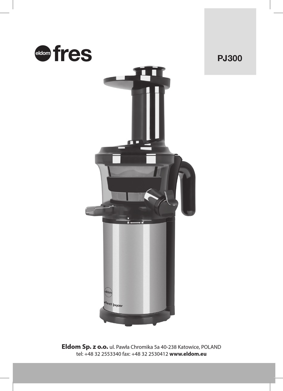 ELDOM FRES PJ300 OPERATING INSTRUCTION Pdf Download | ManualsLib