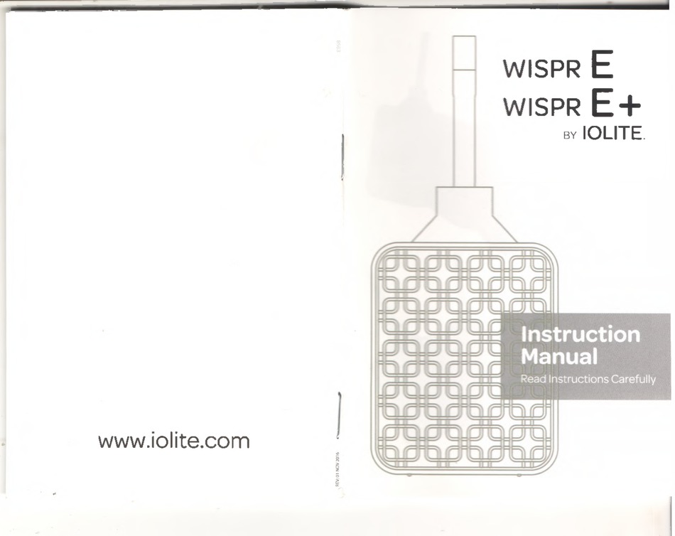 IOLITE WISPR E INSTRUCTION MANUAL Pdf Download | ManualsLib IOLITE WISPR E INSTRUCTION MANUAL Pdf Download | ManualsLib