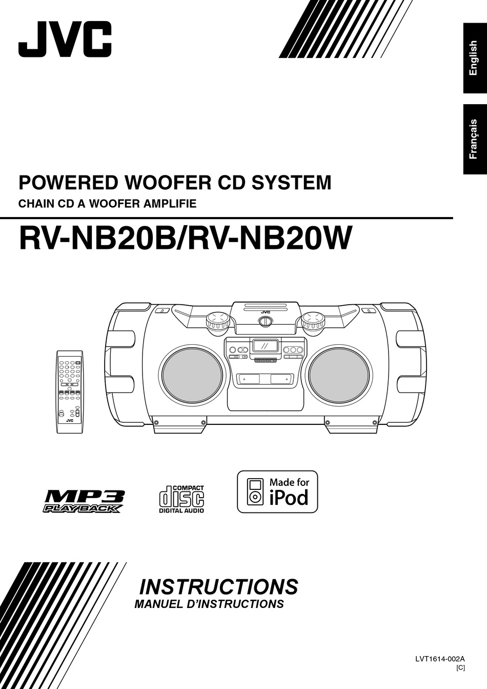 JVC RV-NB20B INSTRUCTIONS MANUAL Pdf Download | ManualsLib