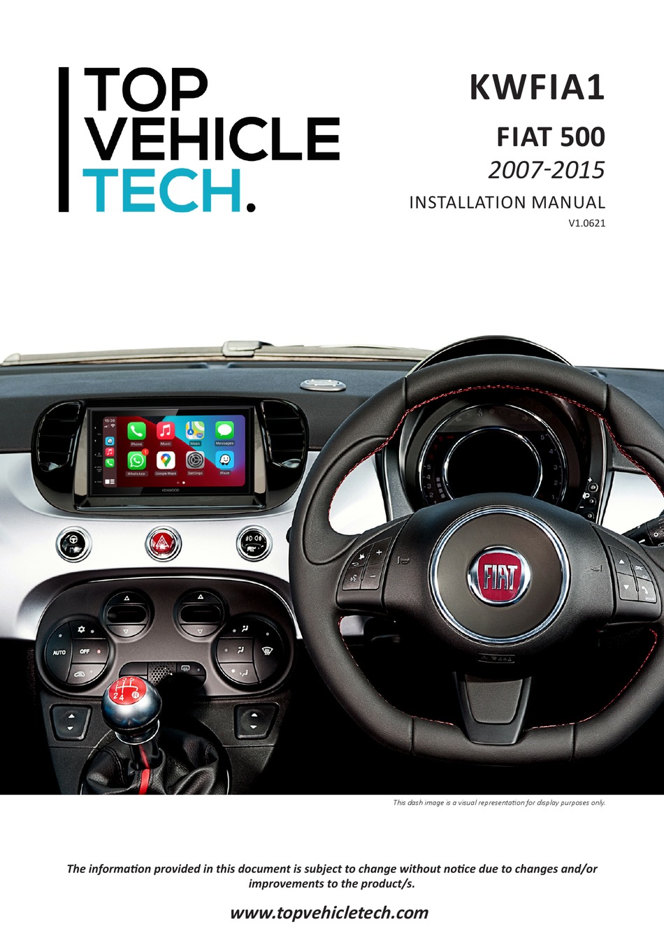 TOP VEHICLE TECH KWFIA1 INSTALLATION MANUAL Pdf Download | ManualsLib