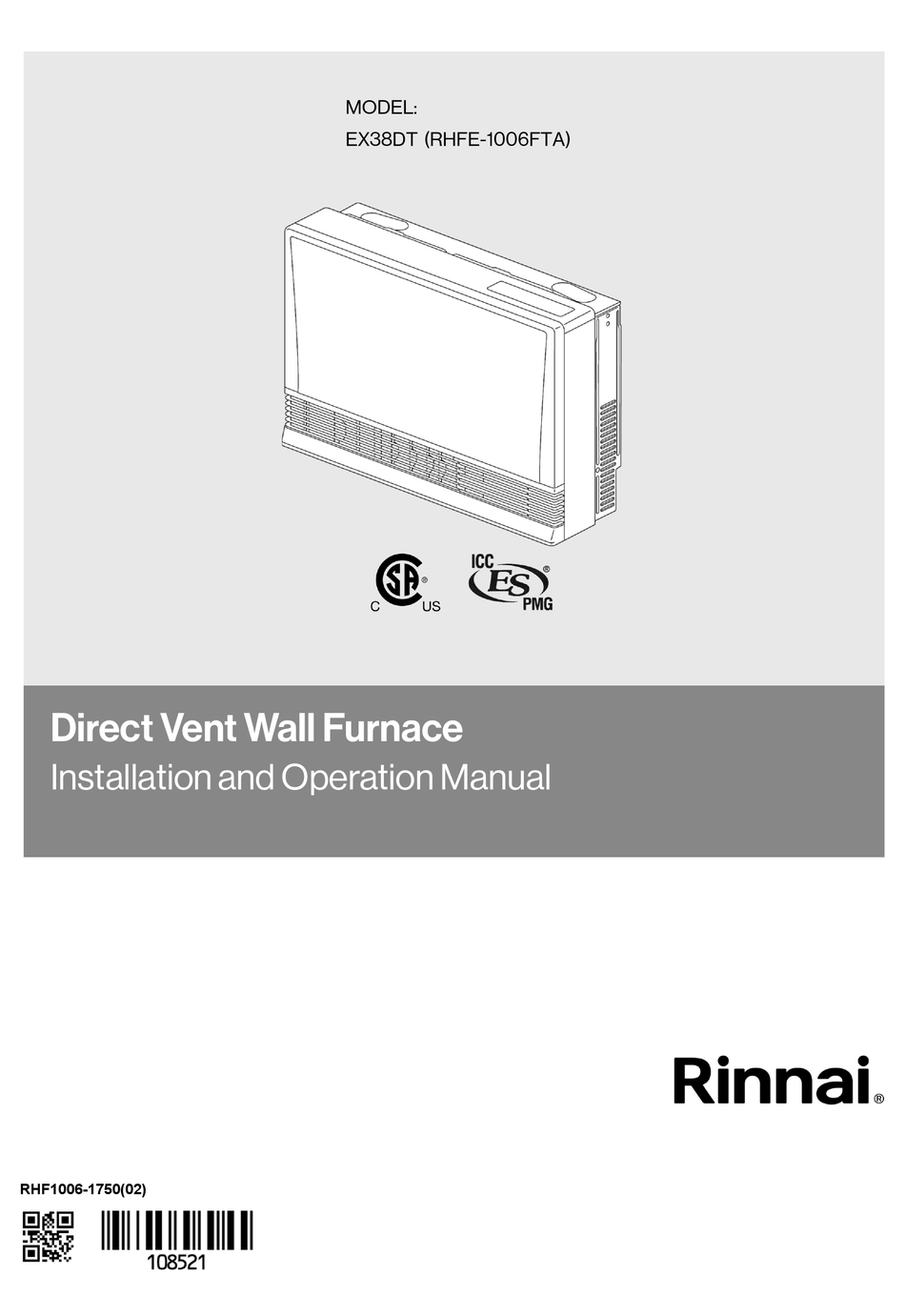 RINNAI EX38DT INSTALLATION AND OPERATION MANUAL Pdf Download ManualsLib RINNAI EX38DT INSTALLATION AND OPERATION MANUAL Pdf Download ManualsLib