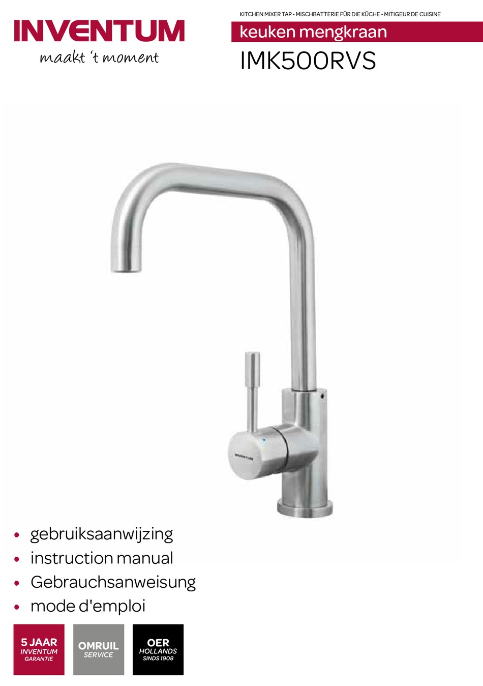 INVENTUM IMK500RVS INSTRUCTION MANUAL Pdf Download | ManualsLib