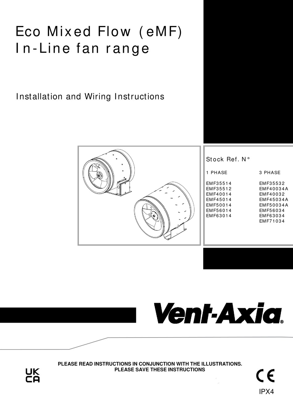 VENT-AXIA EMF SERIES INSTALLATION AND WIRING INSTRUCTIONS Pdf Download ... VENT-AXIA EMF SERIES INSTALLATION AND WIRING INSTRUCTIONS Pdf Download ...
