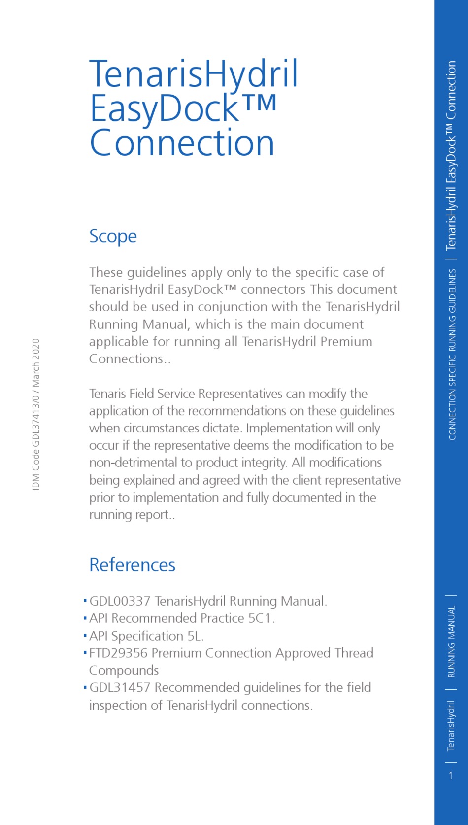 TENARISHYDRIL EASYDOCK MANUALLINES Pdf Download | ManualsLib