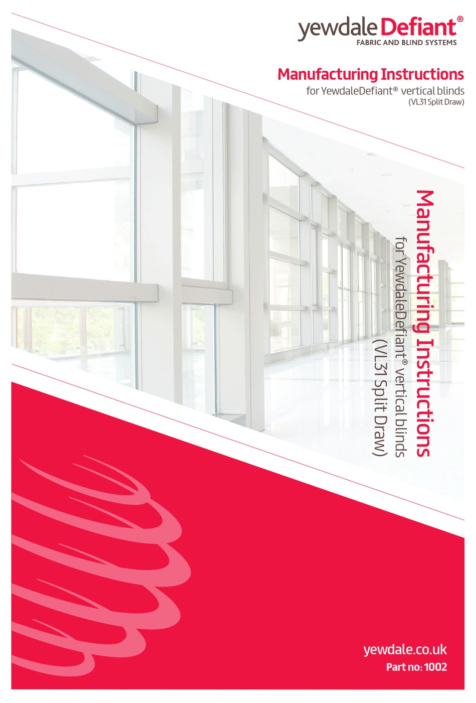 YEWDALEDEFIANT VL31 SPLIT DRAW MANUFACTURING INSTRUCTIONS Pdf Download ...