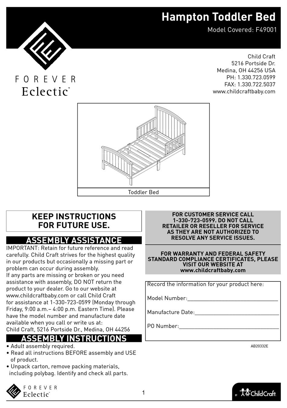 FOREVER ECLECTIC F49001 MANUAL Pdf Download | ManualsLib