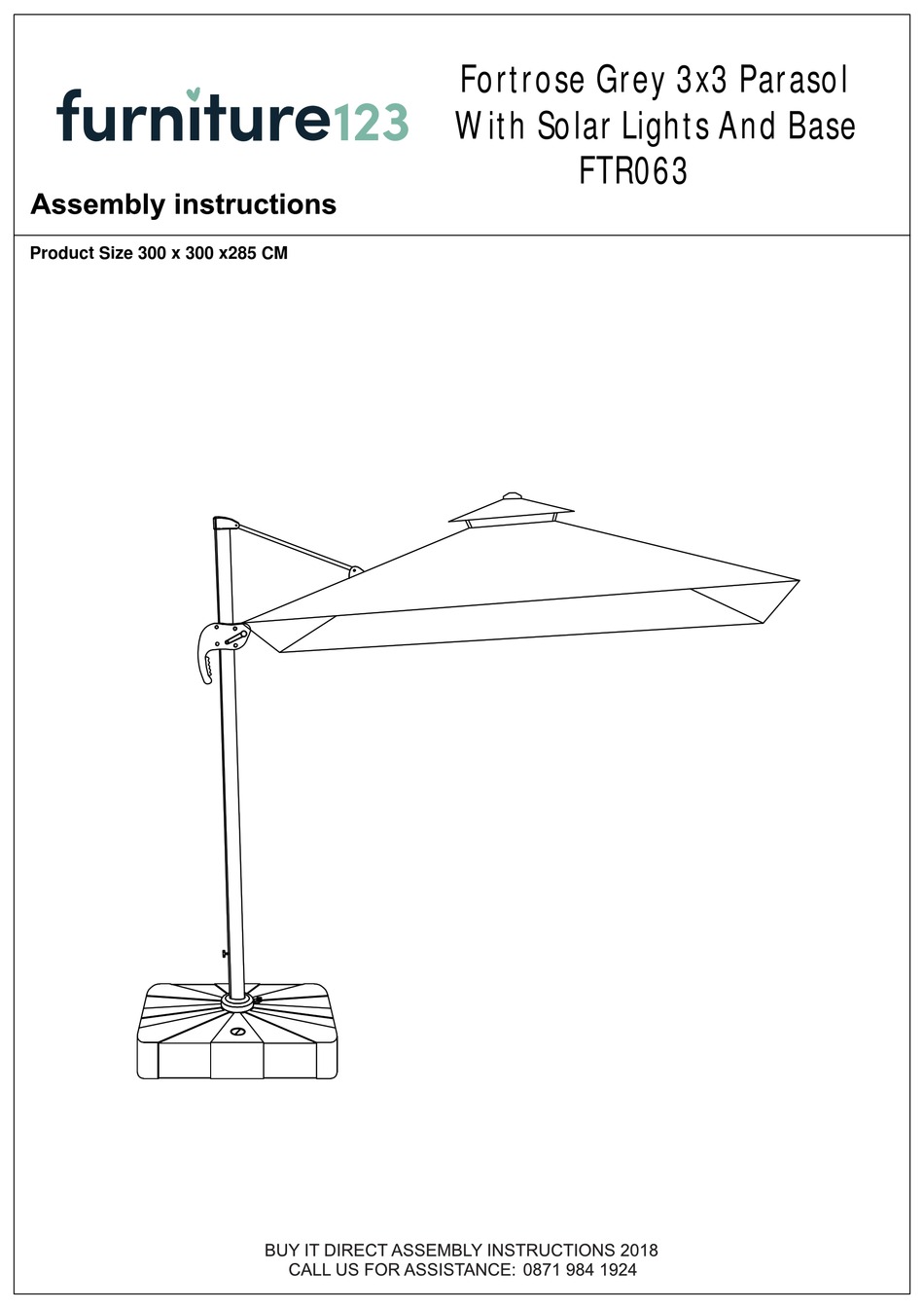 FURNITURE123 FTR063 ASSEMBLY INSTRUCTIONS Pdf Download | ManualsLib