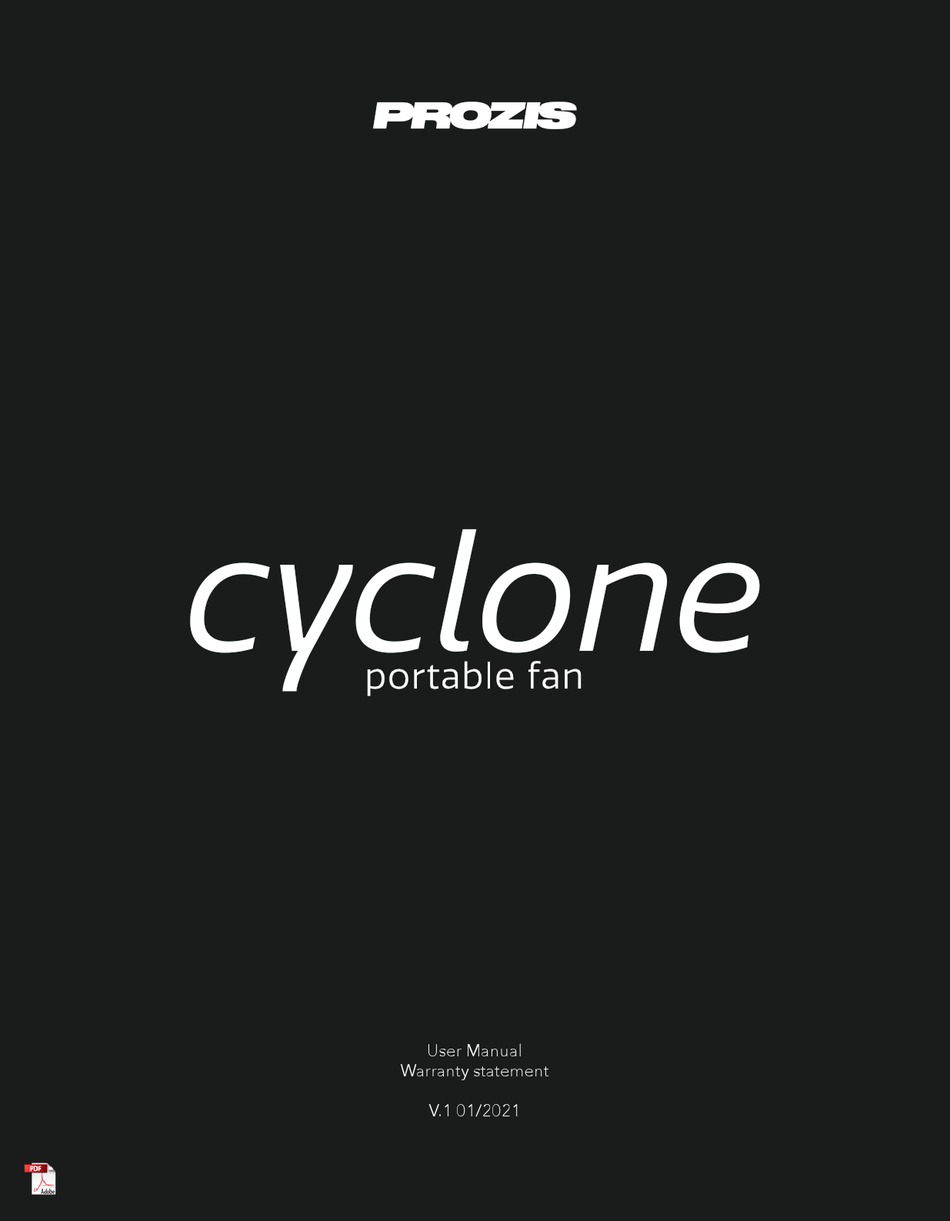 PROZIS CYCLONE USER MANUAL Pdf Download | ManualsLib