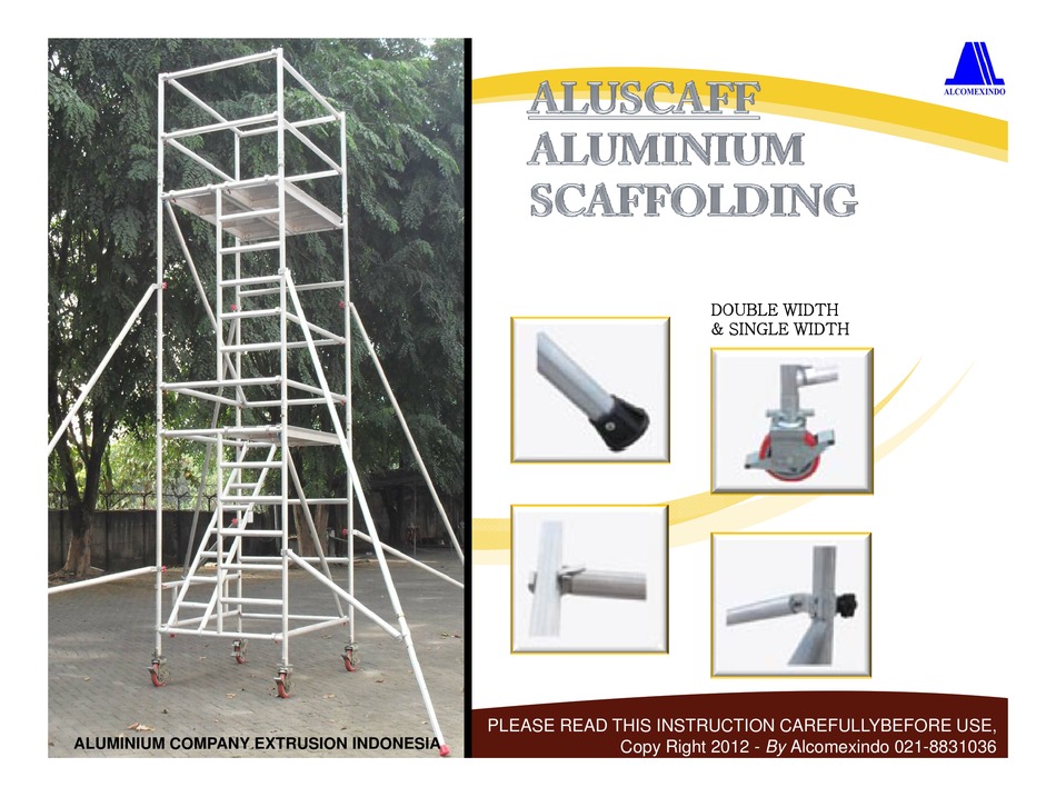 ALCOMEXINDO ALUSCAFF S1F-0114-01-MF INSTRUCTIONS MANUAL Pdf Download ...