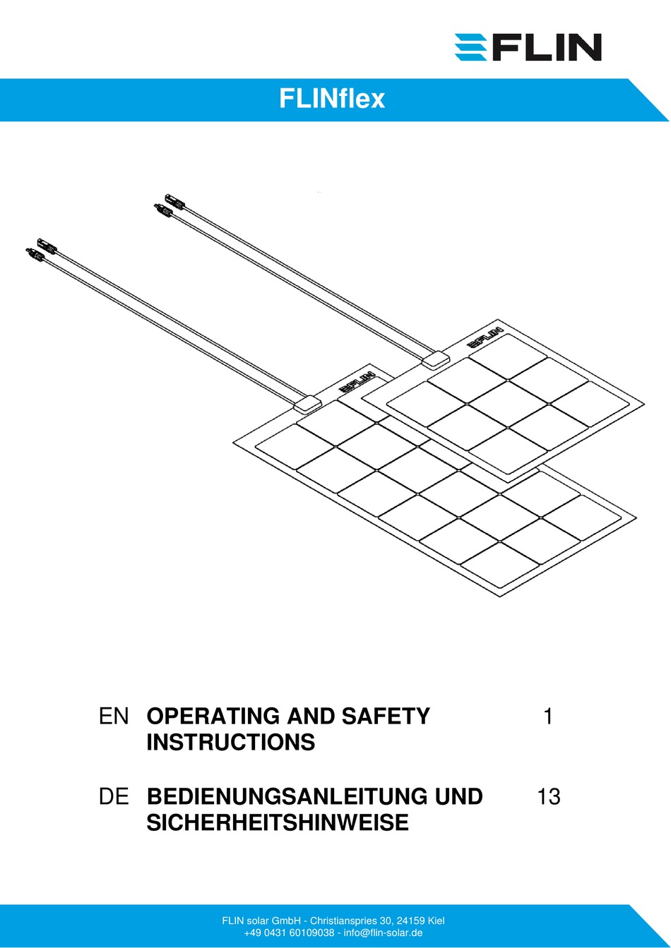 FLIN FLINFLEX 50W OPERATING AND SAFETY INSTRUCTIONS MANUAL Pdf Download ...