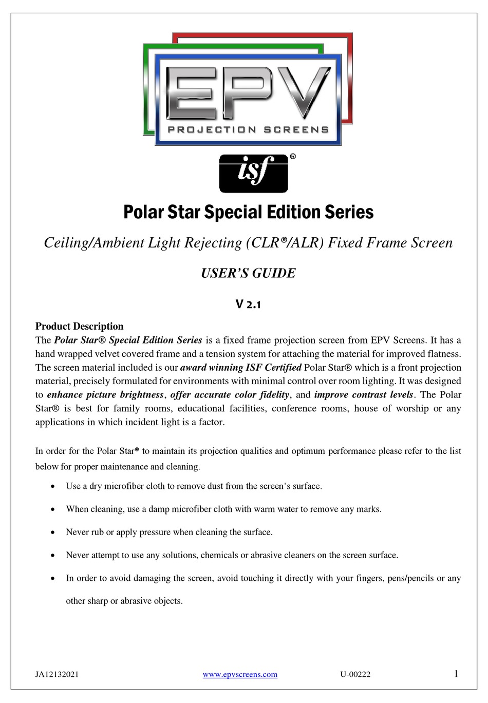 EPV POLAR STAR SERIES USER MANUAL Pdf Download | ManualsLib EPV POLAR STAR SERIES USER MANUAL Pdf Download | ManualsLib
