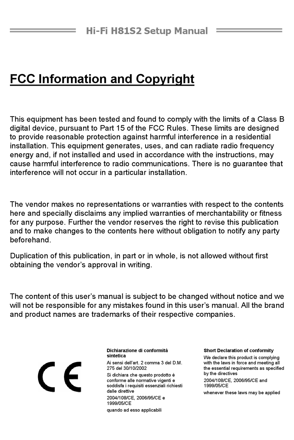 BIOSTAR HI-FI H81S2 MANUAL Pdf Download | ManualsLib