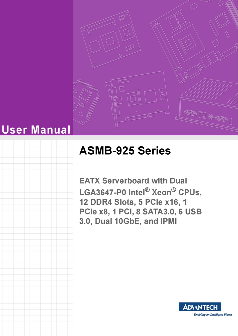 ADVANTECH ASMB-925 SERIES USER MANUAL Pdf Download | ManualsLib
