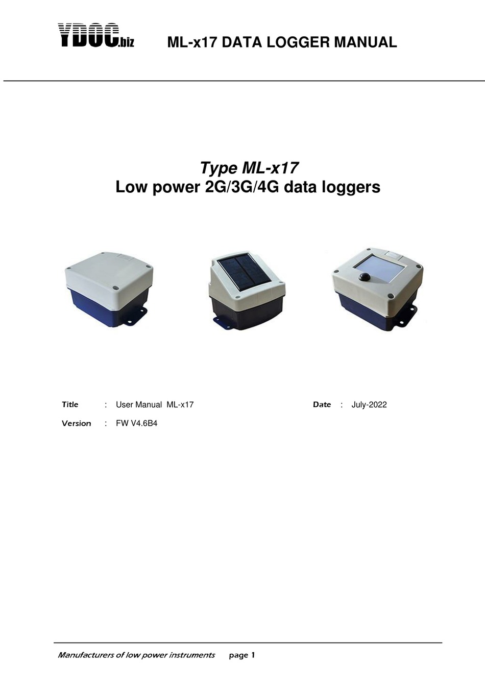 Ydoc Ml 17 Series Manual Pdf Download Manualslib