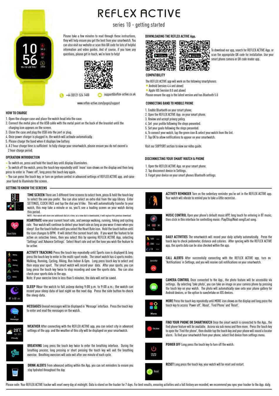 Reflex Active 10 Series Getting Started Pdf Download Manualslib