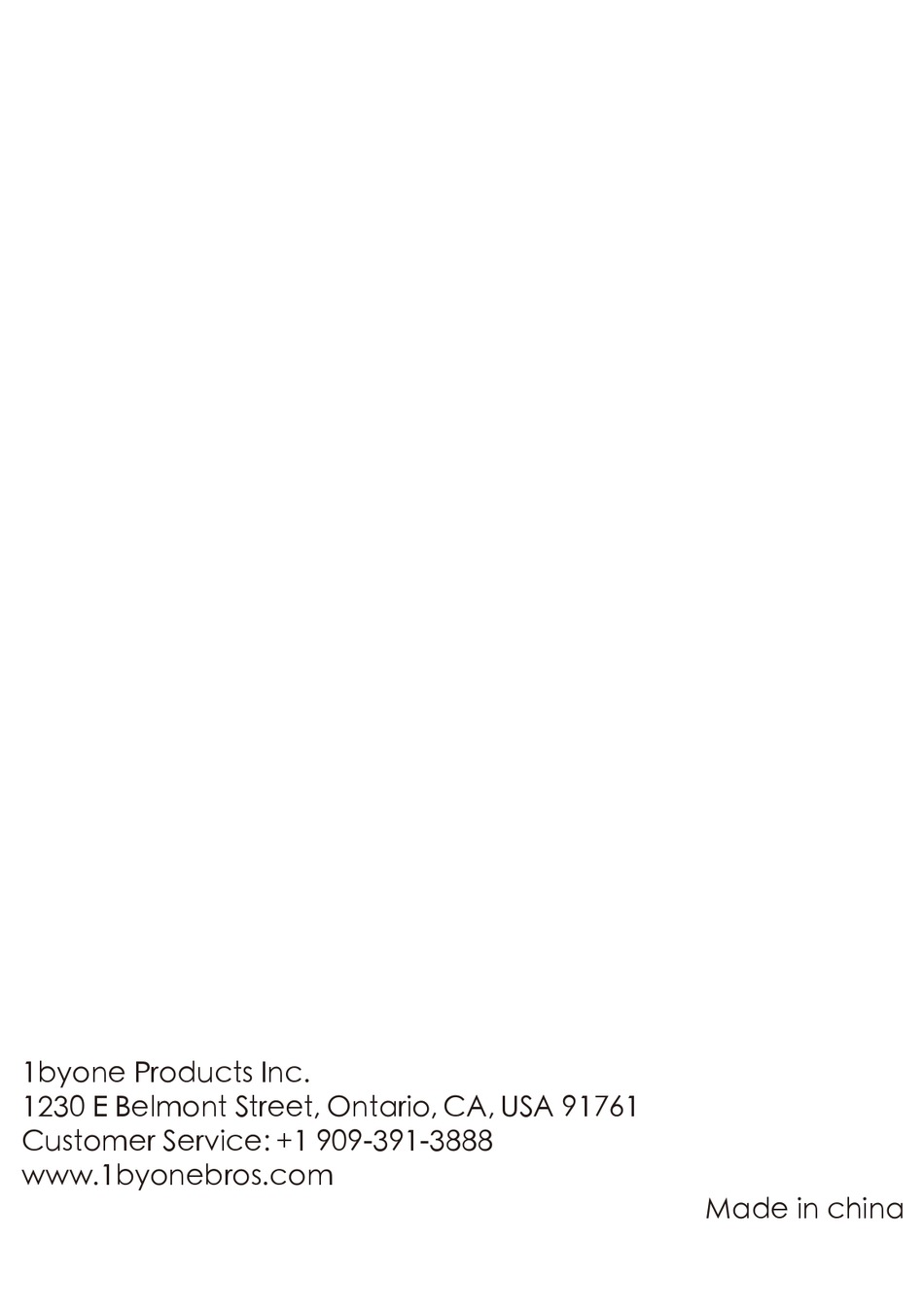 1BYONE ROCK PIGEON 1-AD07US03 INSTRUCTION MANUAL Pdf Download | ManualsLib