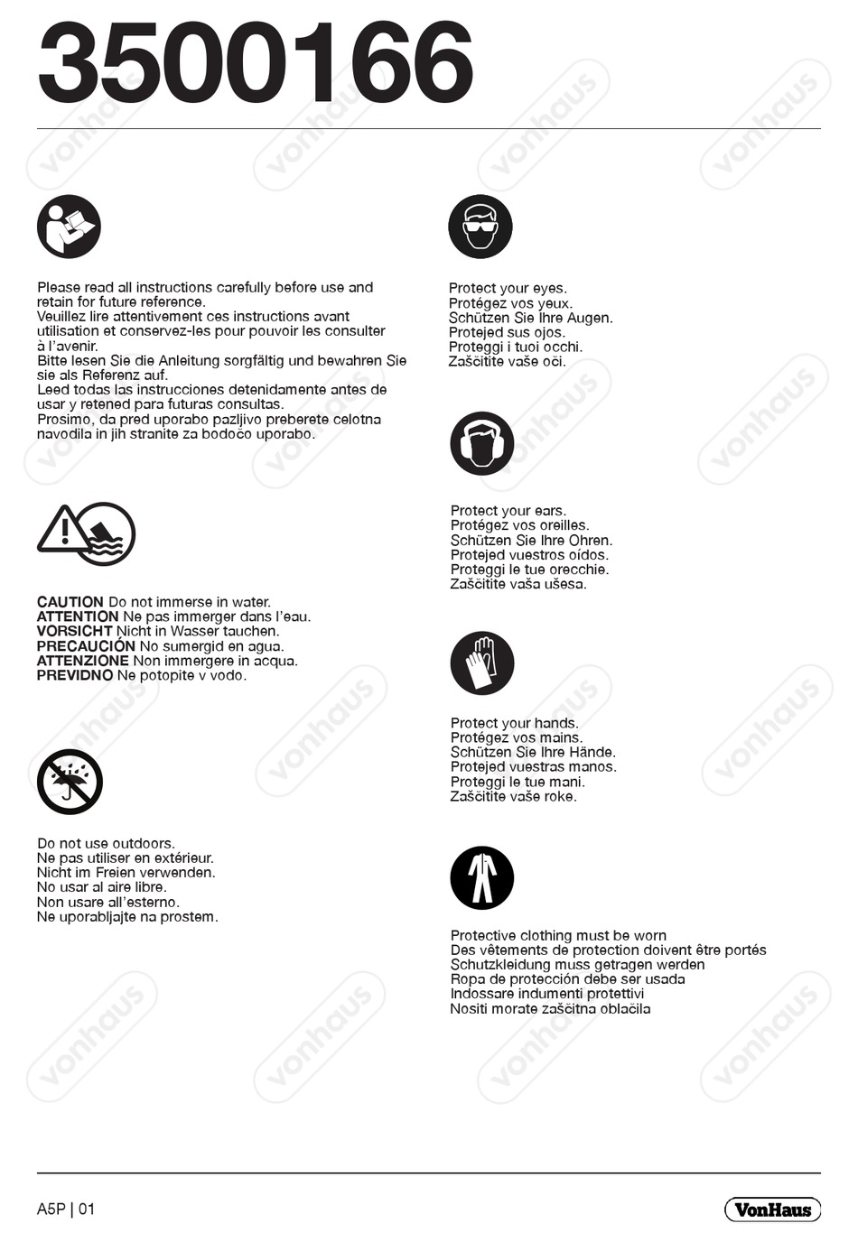 VONHAUS 3500166 MANUAL Pdf Download | ManualsLib