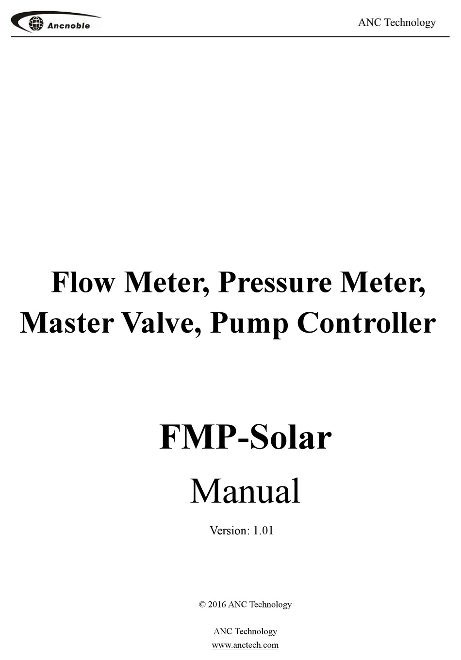 ANCNOBLE FMP-SOLAR MANUAL Pdf Download | ManualsLib ANCNOBLE FMP-SOLAR MANUAL Pdf Download | ManualsLib