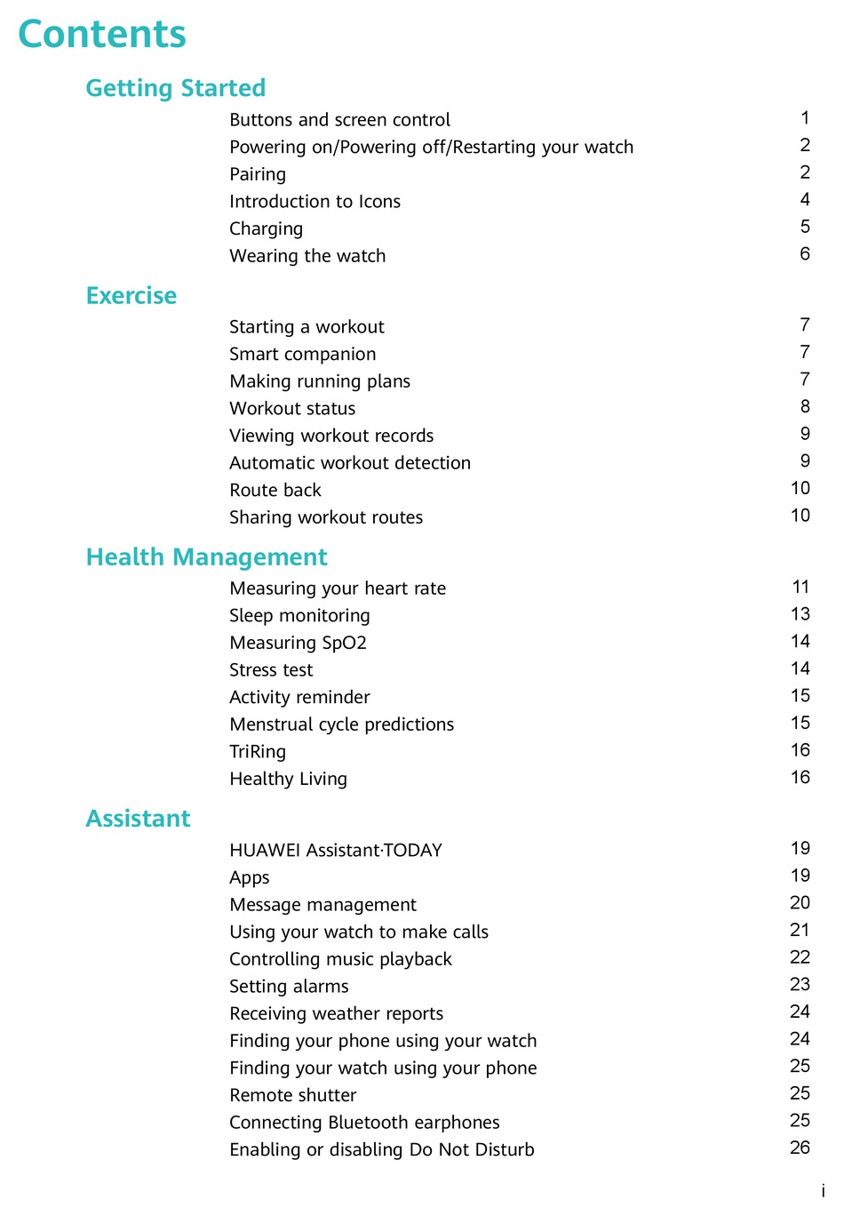 HUAWEI WATCH GT 3 MANUAL Pdf Download | ManualsLib