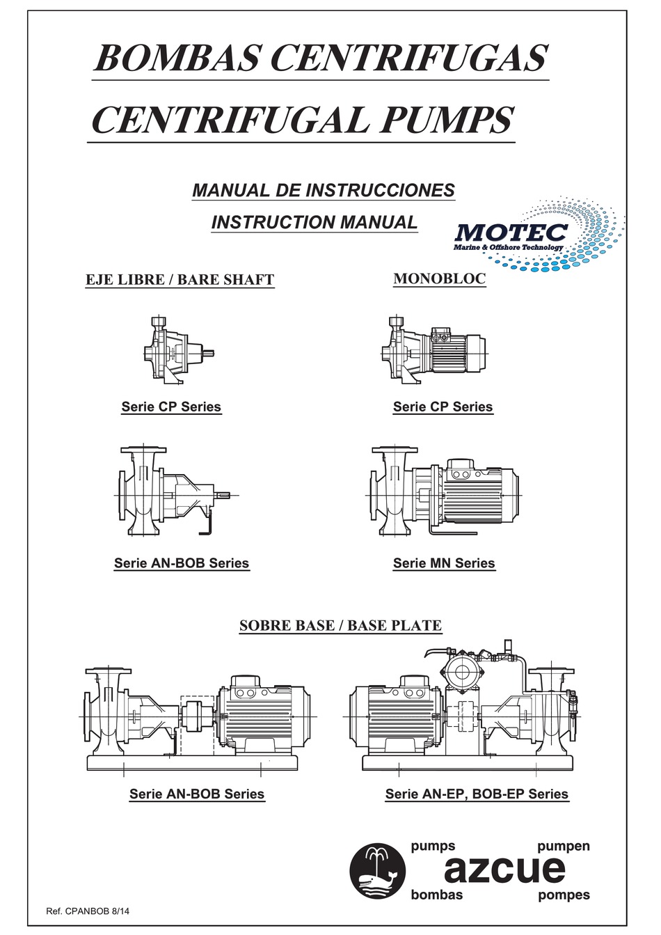 AZCUE AN SERIES INSTRUCTION MANUAL Pdf Download | ManualsLib