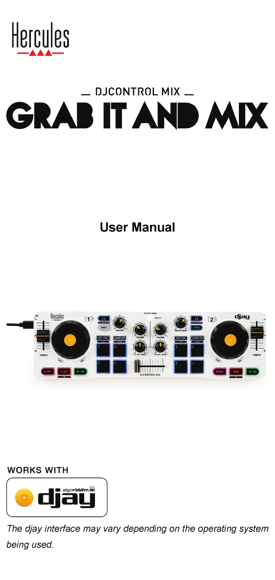 HERCULES DJCONTROL MIX USER MANUAL Pdf Download | ManualsLib