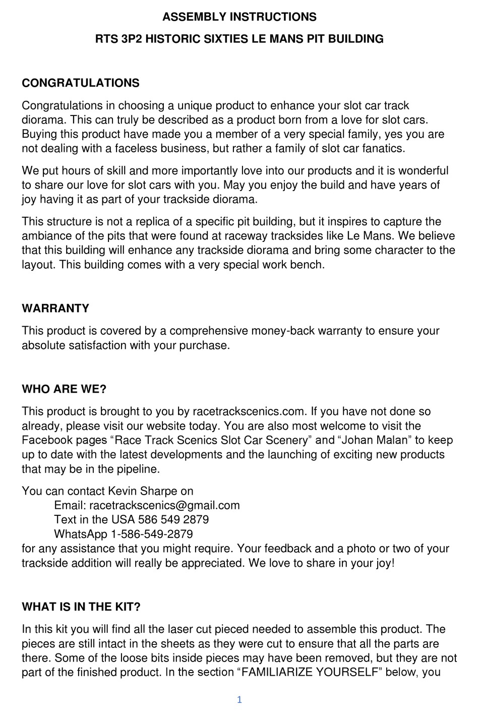 RTS 3P2 ASSEMBLY INSTRUCTIONS MANUAL Pdf Download | ManualsLib