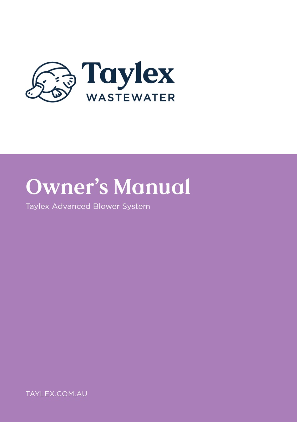 TAYLEX ADVANCED BLOWER SYSTEM OWNER'S MANUAL Pdf Download | ManualsLib