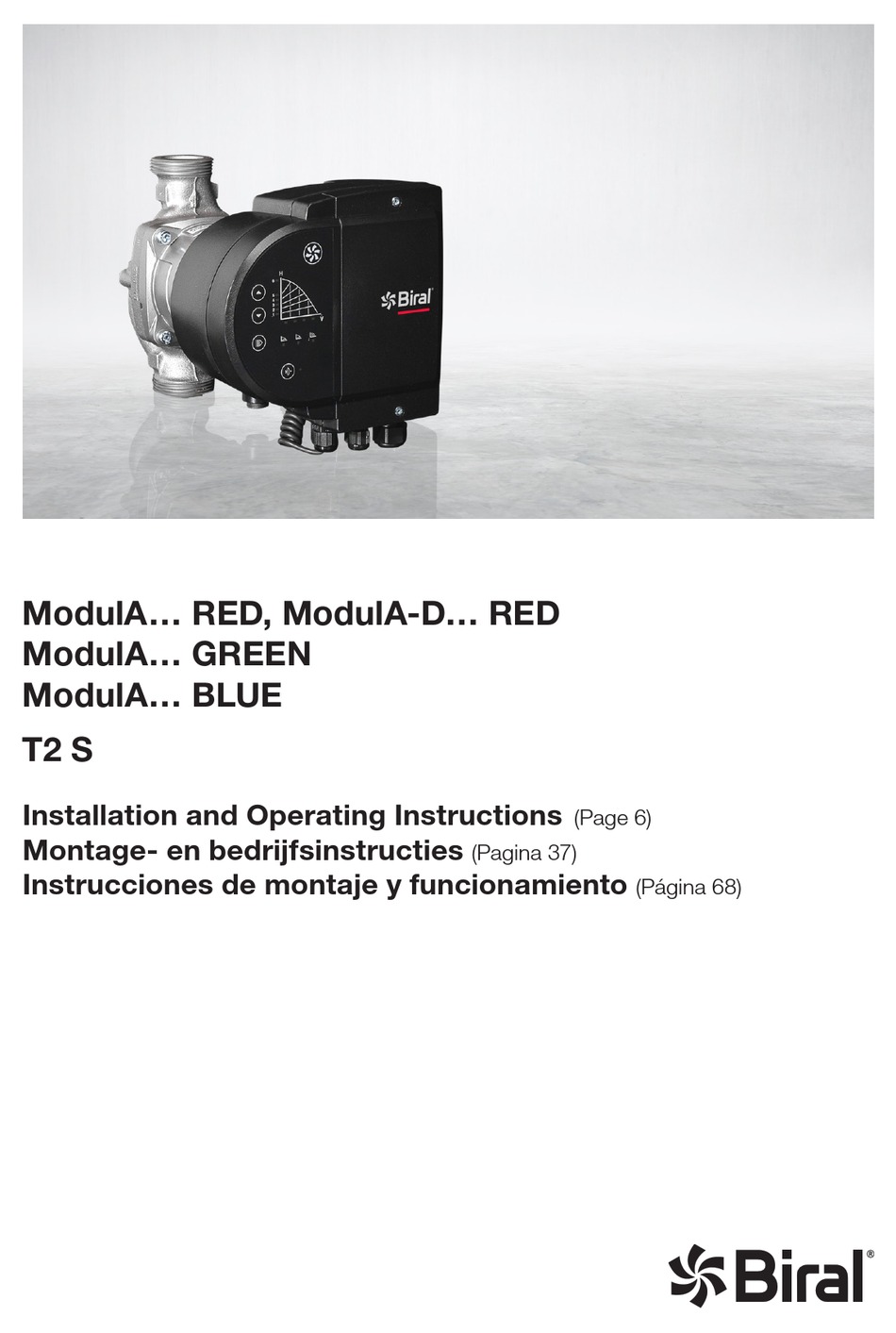 BIRAL T2 S INSTALLATION AND OPERATING INSTRUCTIONS MANUAL Pdf Download ...