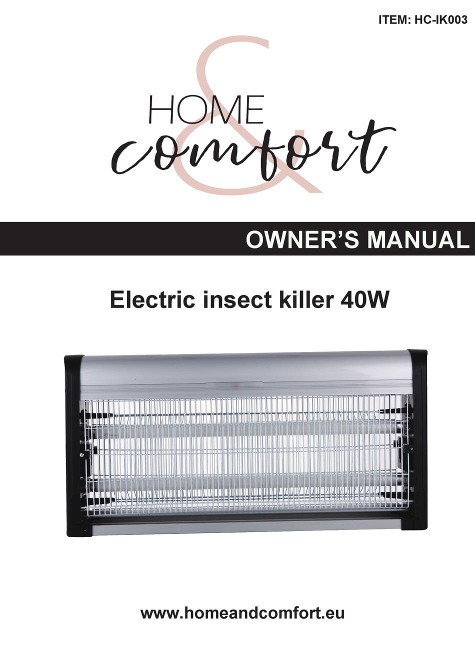 HOME & COMFORT HC-IK003 OWNER'S MANUAL Pdf Download | ManualsLib