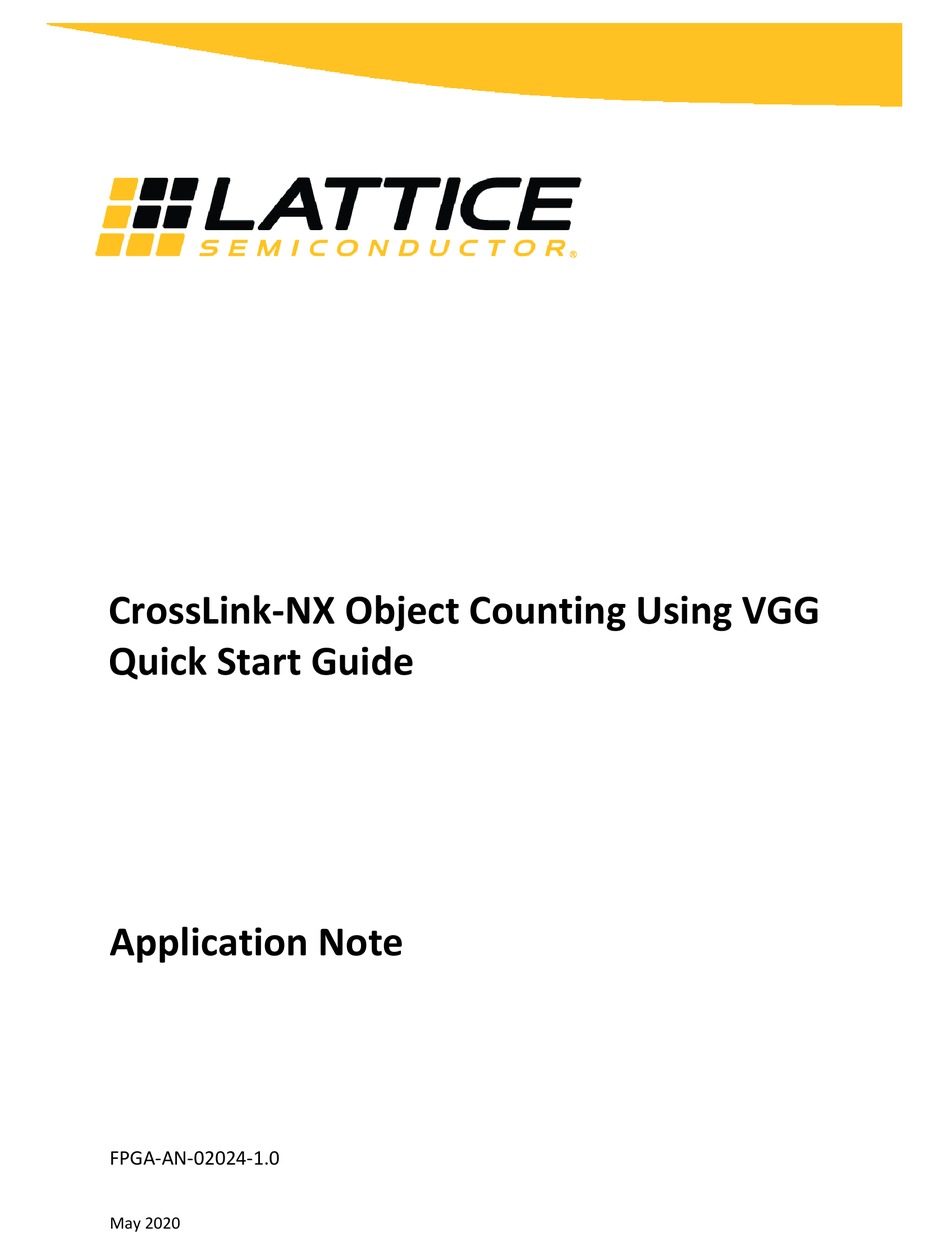 LATTICE SEMICONDUCTOR CROSSLINK-NX QUICK START MANUAL Pdf Download ... LATTICE SEMICONDUCTOR CROSSLINK-NX QUICK START MANUAL Pdf Download ...